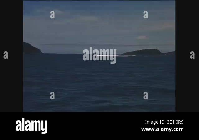 AN THOI - 1968 - The swift boat races at high speed past small islands ...