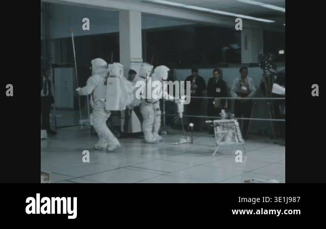 FLORIDA - 1970 - The Apollo 13 astronauts use drills and other tools by ...