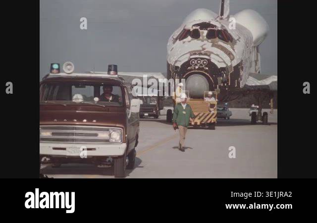 FLORIDA - 1979 - Close-up views of the Space Shuttle Columbia getting ...