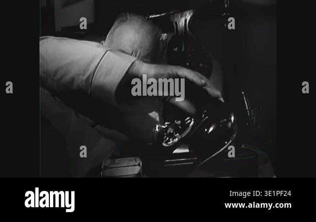 US - 1954 - in this crime film, a panicked woman tells a detective over ...