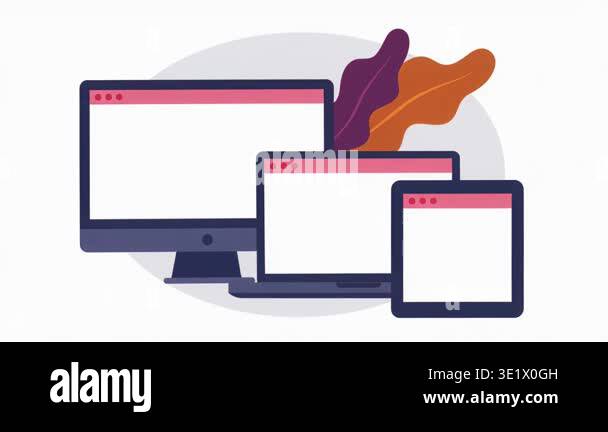 Responsive Web Design Across Multiple Devices - Desktop, Laptop, and ...