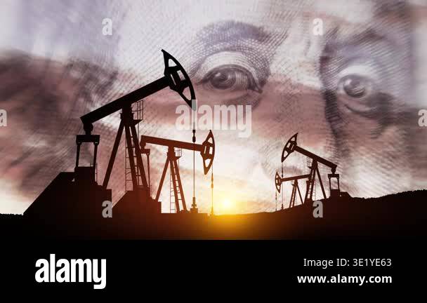 The change in oil prices caused by the war. Oil price cap concept. Oil ...