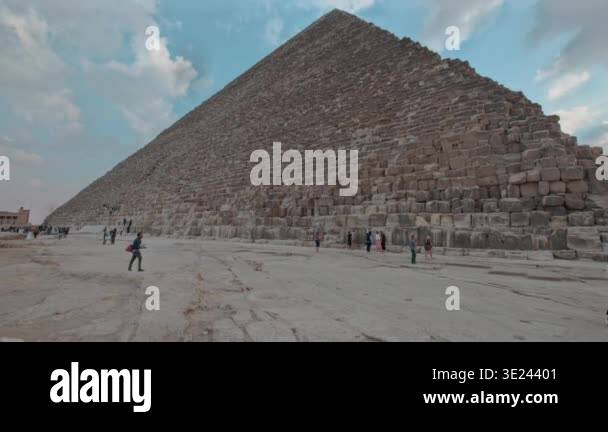 Giza, Egypt- January 7 2023: The Giza pyramid complex (Giza necropolis ...
