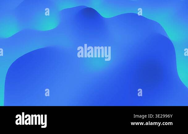Abstract flowing blue and cyan gradient background evoking deep ocean ...