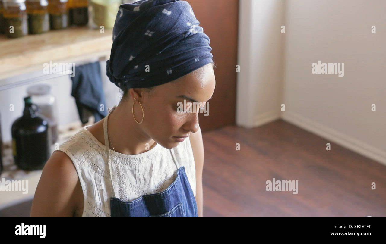 Millennial African American Woman Maker in Her Studio Stock Video ...