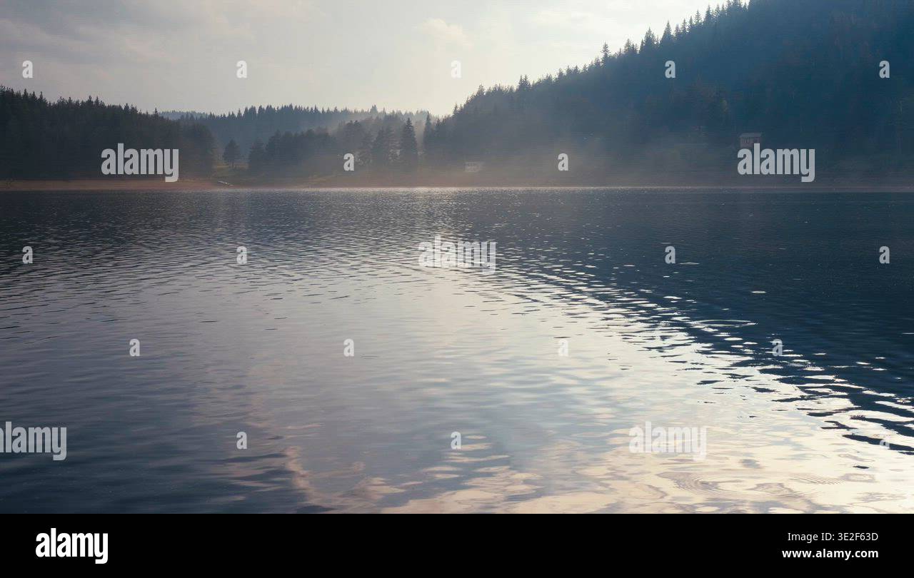 Rippled lake water in light Stock Video Footage - Alamy