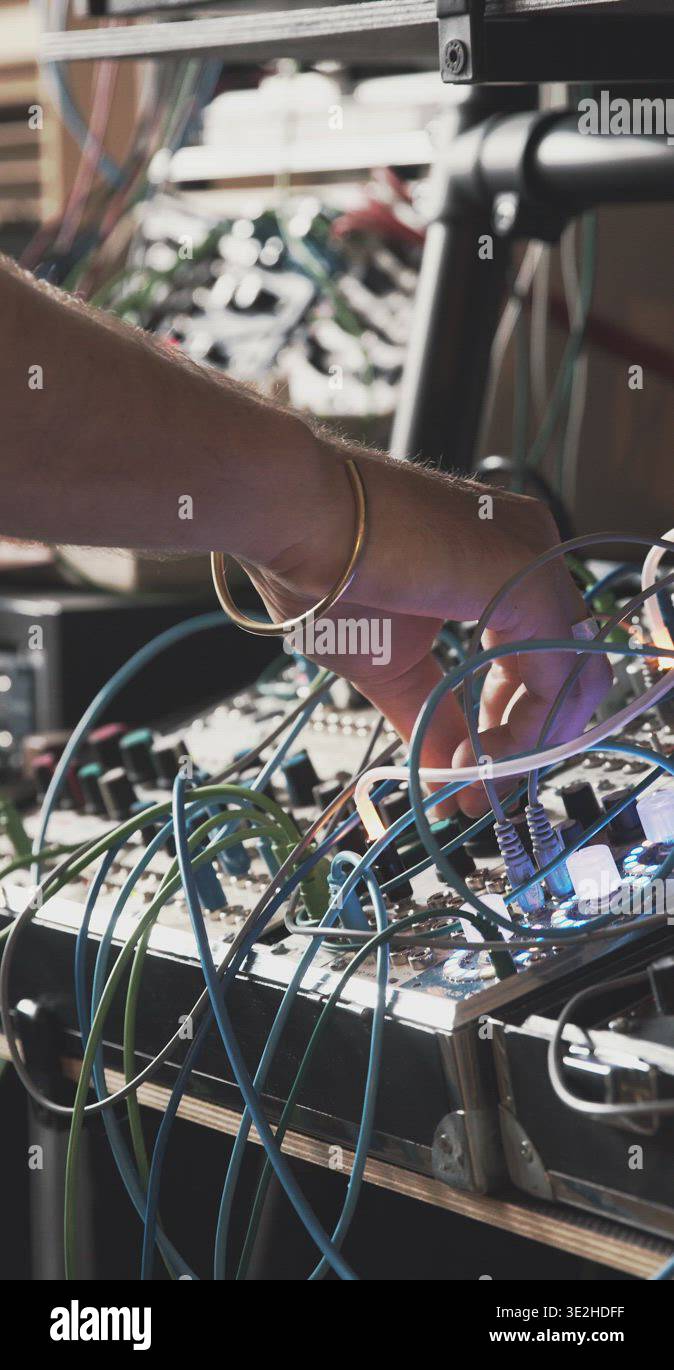 Music Producer Working in Studio Stock Video Footage - Alamy
