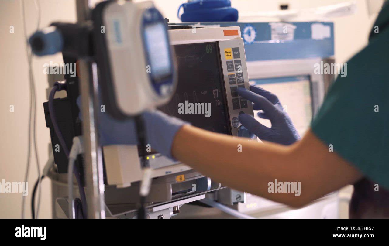 Faceless Doctor Using Medical Equipment Stock Video Footage - Alamy