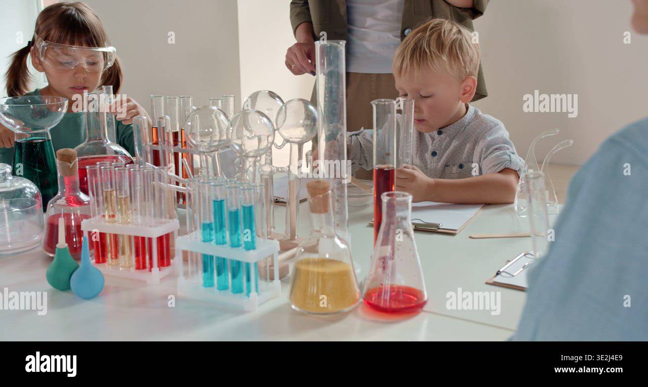 School girl mixing chemicals Stock Videos & Footage - HD and 4K Video ...
