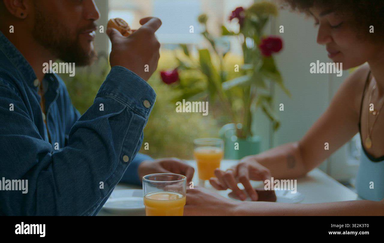 Couple eating pastries indoors Stock Videos & Footage - HD and 4K Video ...