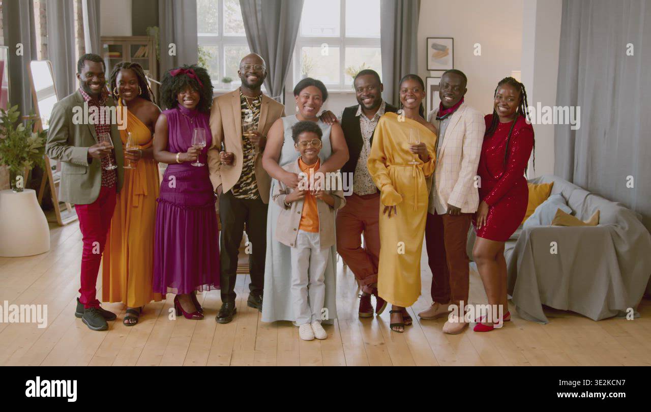 Beautiful African American Family Portrait Stock Video Footage - Alamy