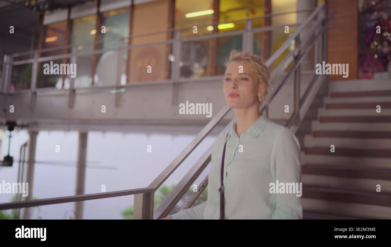 Blonde woman walking downstairs in Stock Videos & Footage - HD and 4K ...