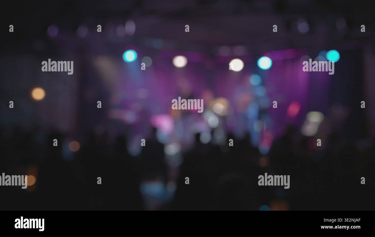 Blurry view of a band Stock Video Footage - Alamy