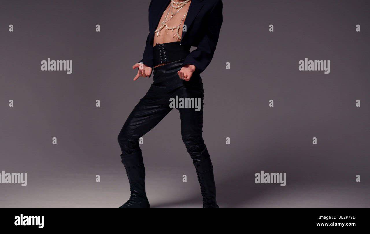 fashion dance video man dancing look at camera Stock Video Footage - Alamy