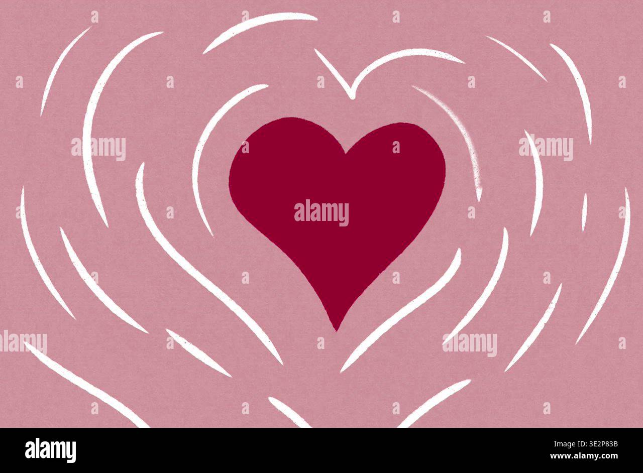 Love Heart animation Stock Video Footage - Alamy