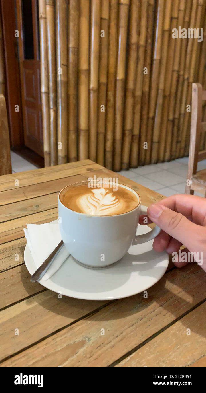 UGC. beautiful porcelain cup with coffee Stock Video Footage - Alamy