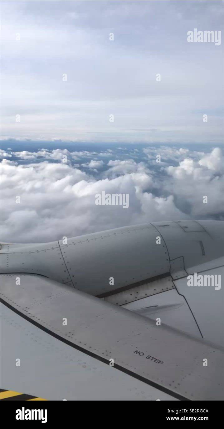 Outside Airplane Window Stock Video Footage - Alamy