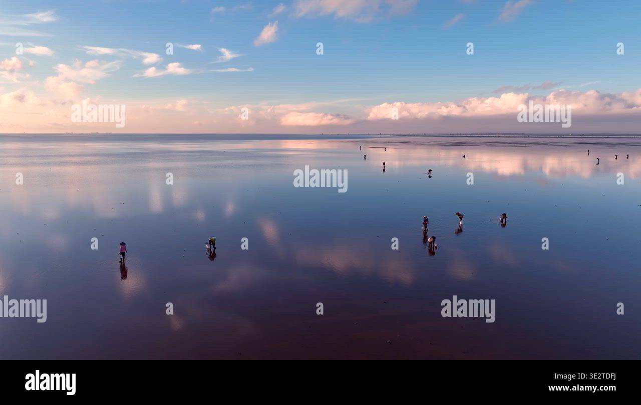 Infinity sea beach with calm water surface Stock Video Footage - Alamy