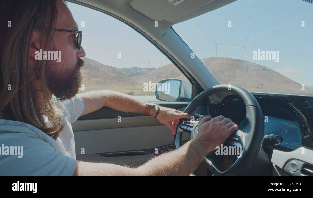 Road trip driving wind turbines Stock Videos & Footage - HD and 4K ...