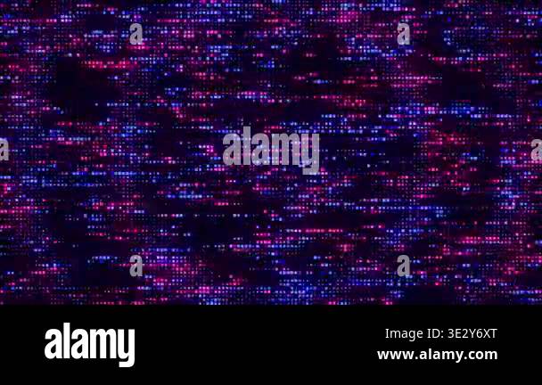 High-tech big data processing animation with radial waves. Ai ...