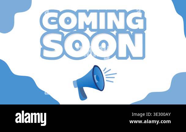 coming soon and stay tuned, we will be there soon Stock Video Footage ...