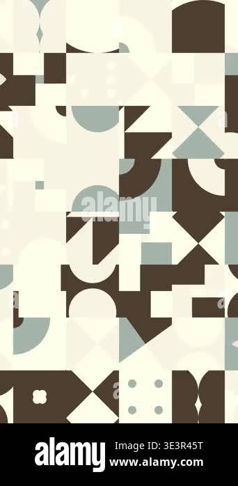 Seamless Geometric Shapes Procedural Motion Graphics Background Stock Video Footage - Alamy