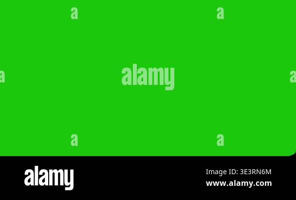 4k Resolution Video: Video Editing And Transition Effect Concept. Green ...