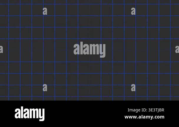 A dynamic motion graphic featuring a grid of white squares that shift ...