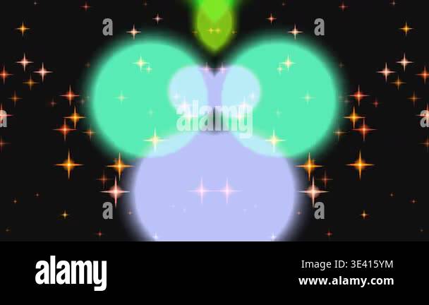Abstract Starry Night with Bokeh Effects Stock Video Footage - Alamy