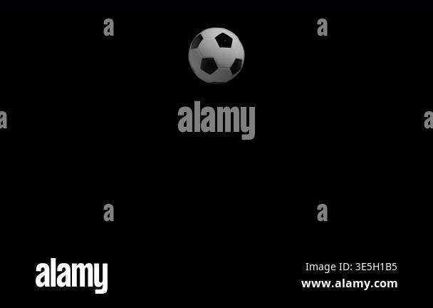 Football Bouncing Animation with a Transparent Background. Bouncing ...