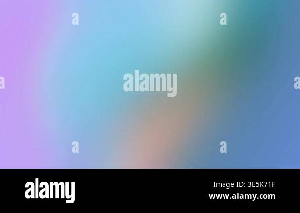 Soft pastel colors create a dreamy gradient background animation loop ...