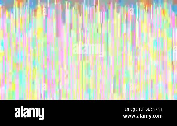 Dynamic abstract animation featuring vibrant, colorful vertical lines ...