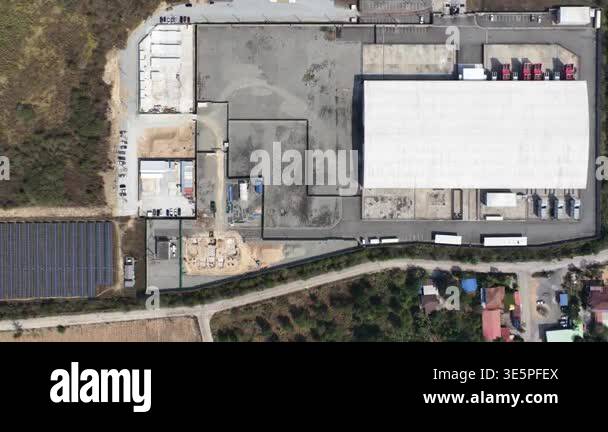 Aerial drone video of SUPERNAP Thailand data center in Hemaraj ...