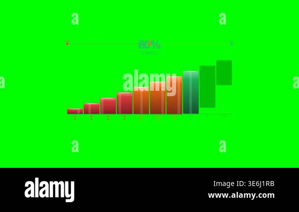 staircase bar indicator motion graphic indicator Stock Video Footage ...