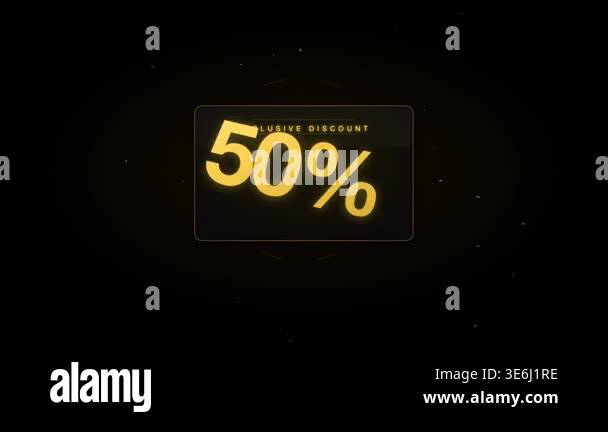 70 percents discount motion graphic animation Stock Video Footage - Alamy