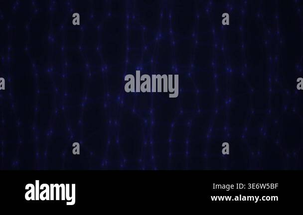 A mesmerizing abstract animation featuring a dark blue digital rain ...