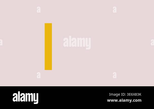 Yellow business and finance growth bar graph or chart animated on a ...