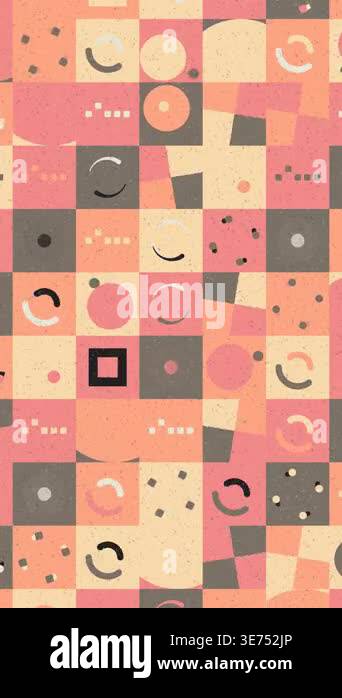 Animated Geometric Shapes Forming Seamless Abstract Background Motion ...