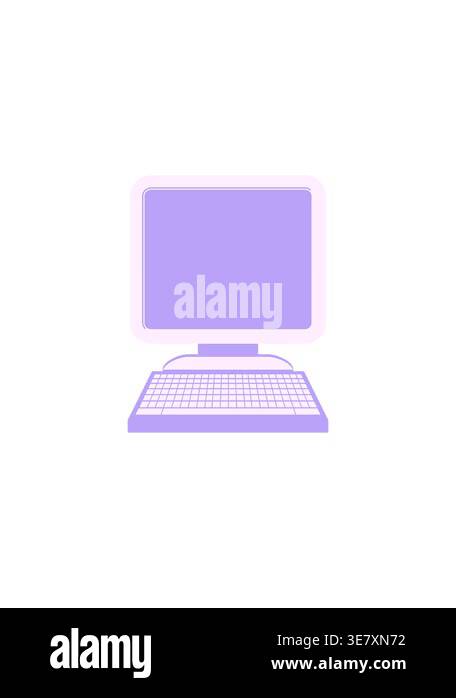 radioactive glowing animation of a Flat colour illustration of a ...