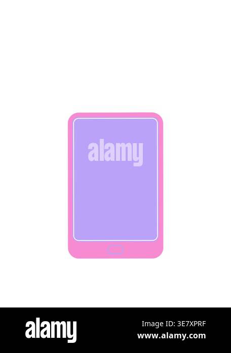 jumping motion animation of computer tablet Stock Video Footage - Alamy