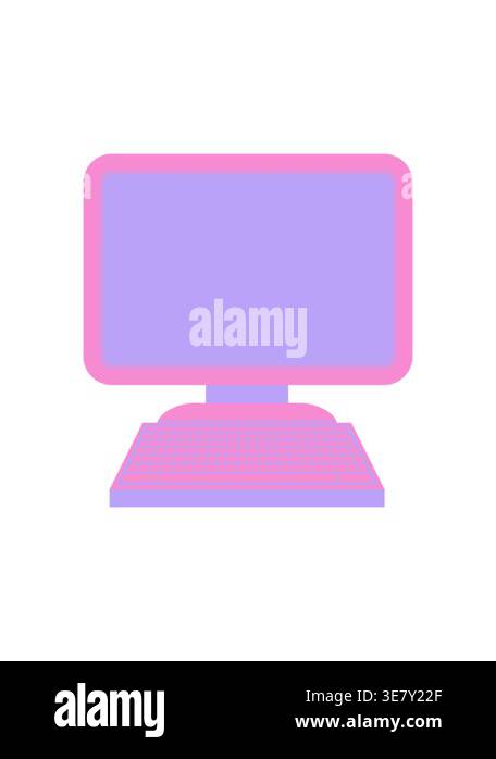 popping motion animation of computer cartoon Stock Video Footage - Alamy