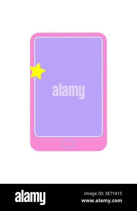 twinkling stars effect animation of computer tablet Stock Video Footage ...