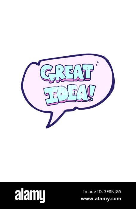 starburst effect animation of freehand drawn speech bubble cartoon ...
