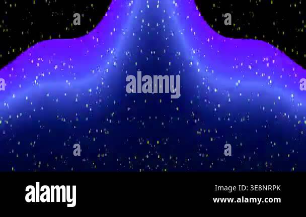 An abstract, deep space visualization featuring a swirling blue nebula ...