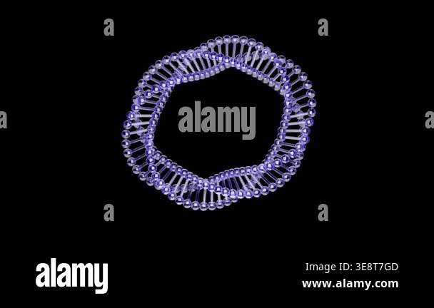 Circular Abstract 3D Futuristic Animation Loop Stock Video Footage - Alamy