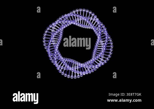 Circular Abstract 3D Futuristic Animation Loop Stock Video Footage - Alamy