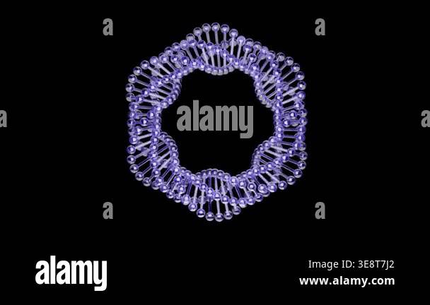 Circular Abstract 3D Futuristic Animation Loop Stock Video Footage - Alamy