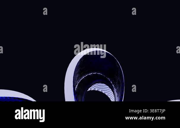 Abstract Elastic 3D Futuristic Animation Loop Stock Video Footage - Alamy