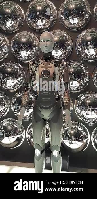 Copernicus Science Center. Robot with artificial intelligence ...
