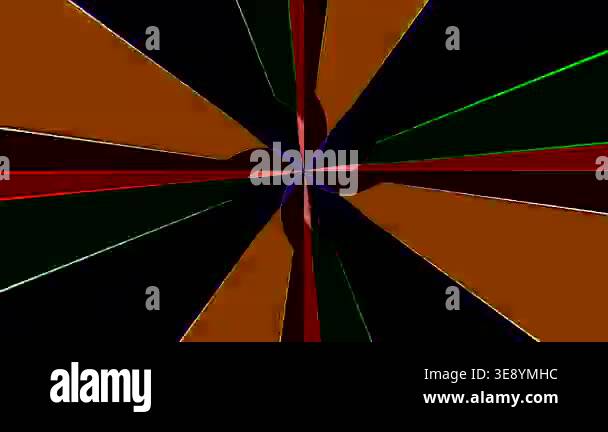 Abstract kaleidoscope pattern with bright symmetrical shapes creating a ...